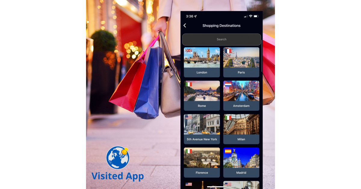 Visited Publishes Top 10 Most Popular Shopping Destinations | Newswire