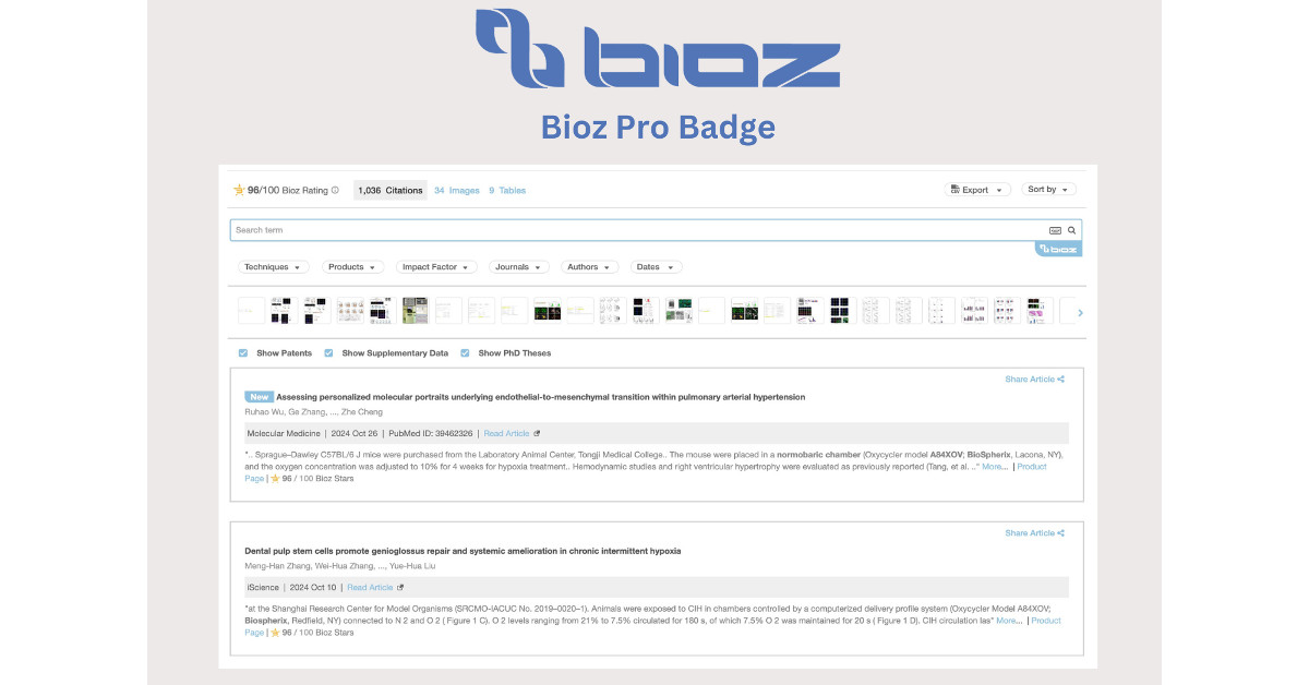 BioSpherix Boosts Product Visibility and Sales Conversion With Bioz ...