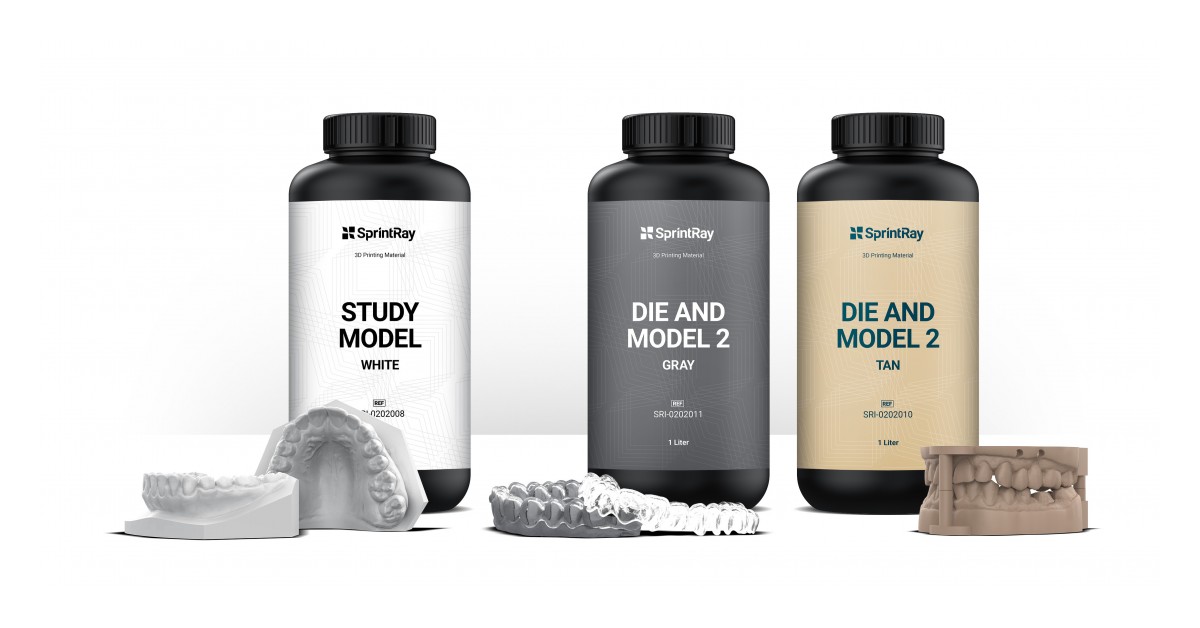 SprintRay, Inc. Releases New and Improved Versions of Popular Die ...