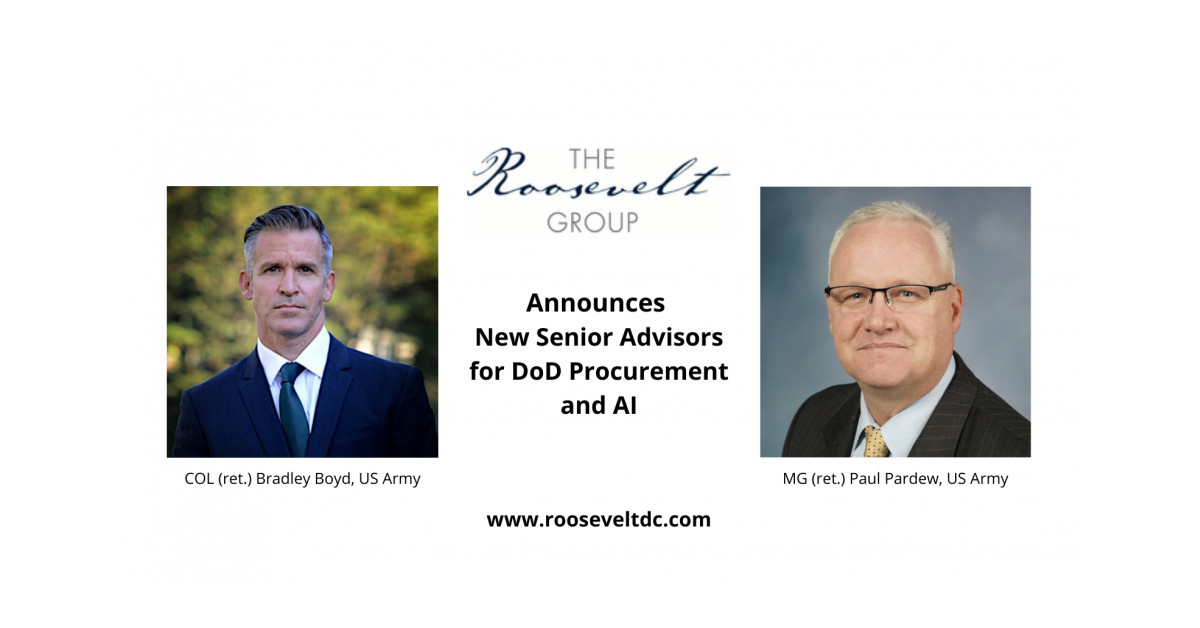 The Roosevelt Group Adds Top DoD Procurement, AI Talent | Newswire