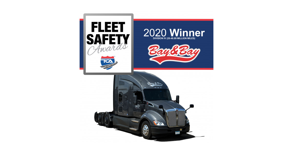 Bay & Bay Transportation Named Safest Fleet, Division IV, By Truckload ...