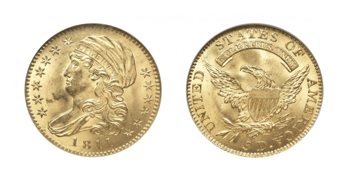 Hard Asset Management Announces Private Treaty Sale of Rare 1811 $5 ...