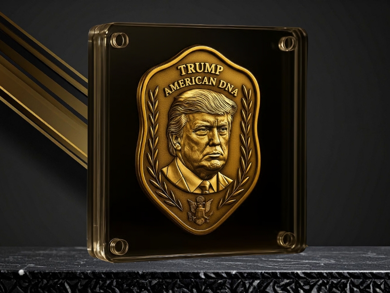 Trump American DNA Badge 2025: Limited-Edition Patriotic Collectible ...