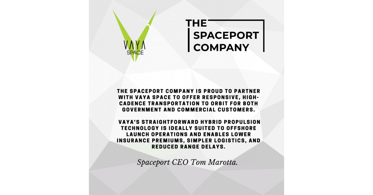 Vaya Space and The Spaceport Company Announce Partnership | Newswire