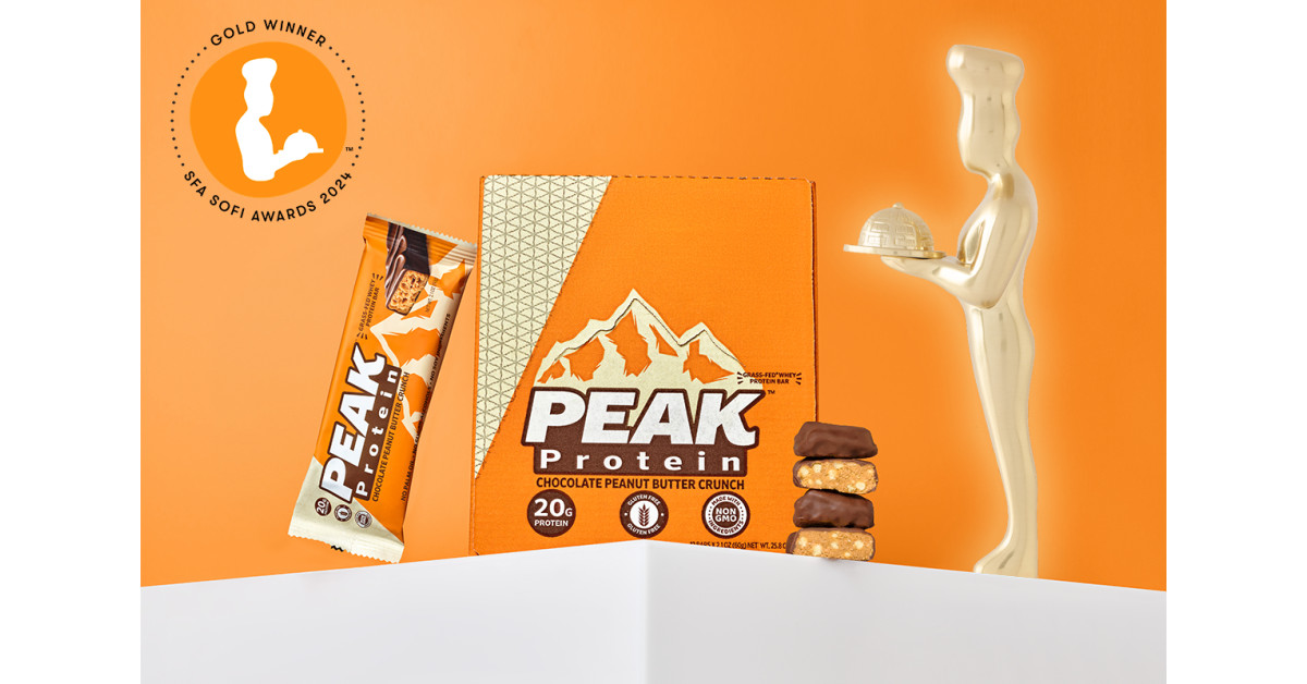 Peak Protein Wins Sofi™ Gold Award in Wellness Bars & Gels - Ushering ...