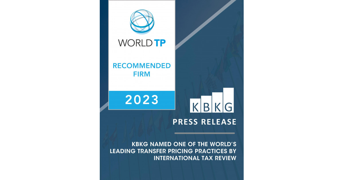 KBKG Named One of the World's Leading Transfer Pricing Practices by ...