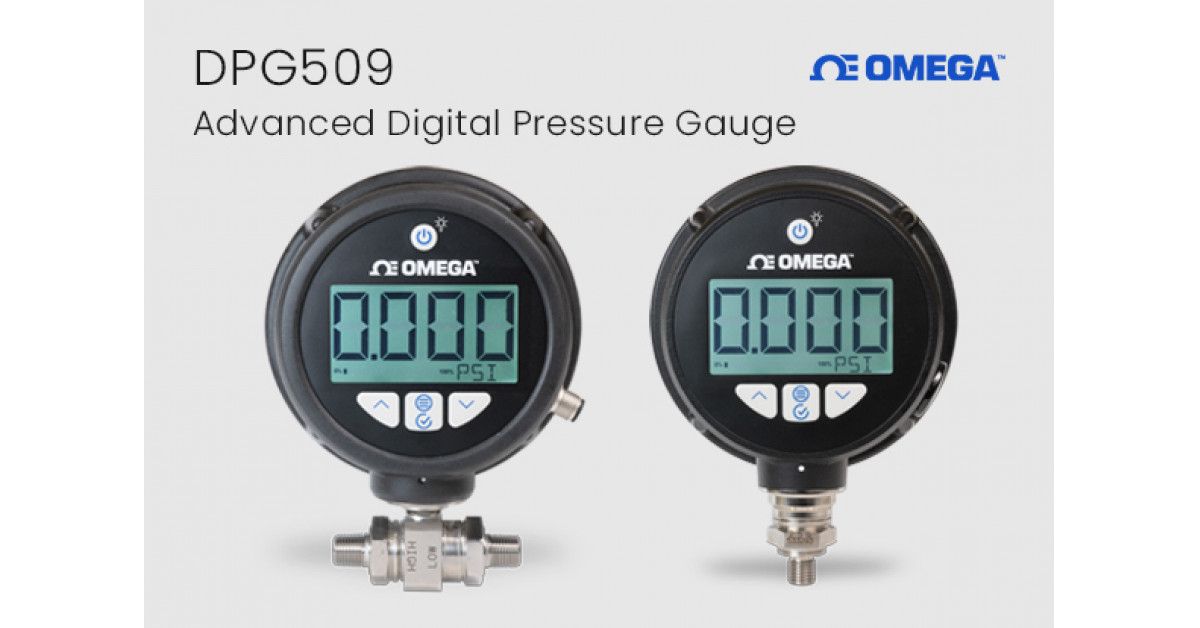 OMEGA Engineering Announces Release of Its Newest Digital Pressure ...