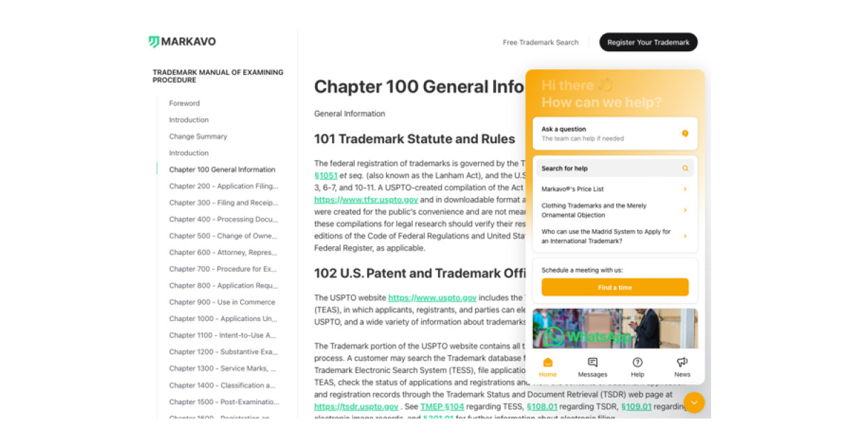 Markavo Releases Trademark Manual of Examining Procedure (TMEP) to Help ...