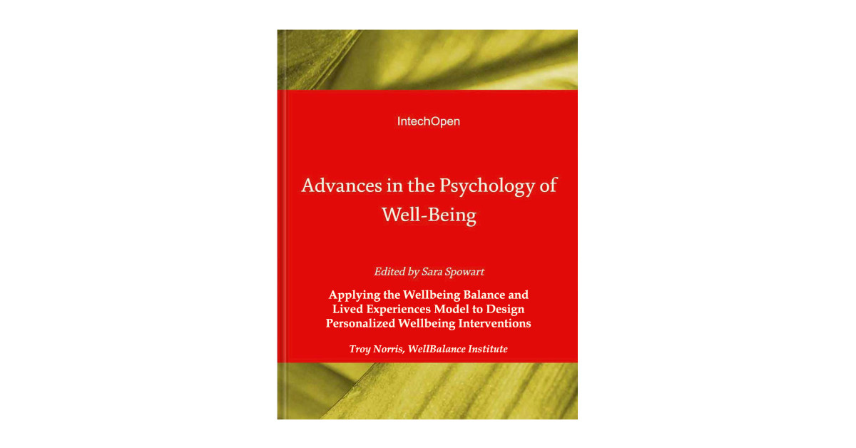 WellBalance Announces Publication of Methodology to Design Personalized Wellbeing Interventions ...