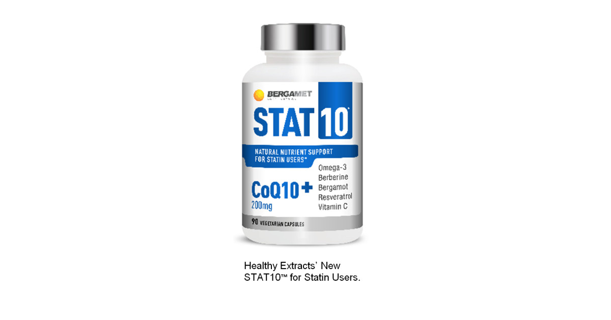 Healthy Extracts Launches STAT10(TM), Breakthrough CoQ10 and Nutrient ...