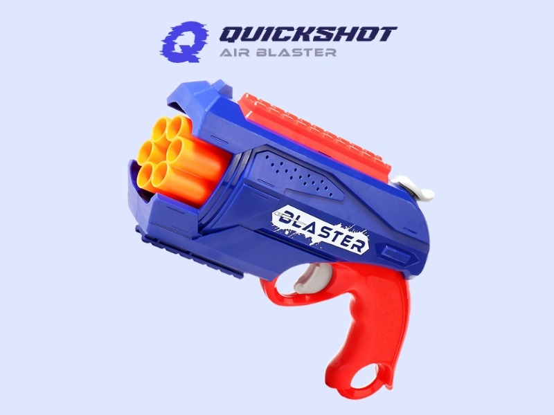 QuickShot Air Blaster Review 2025: Rapid-Fire 6-Dart Drum Toy for ...