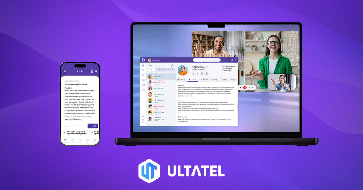 Ultatel Unveils AI Suite to Transform Business Communications | Newswire