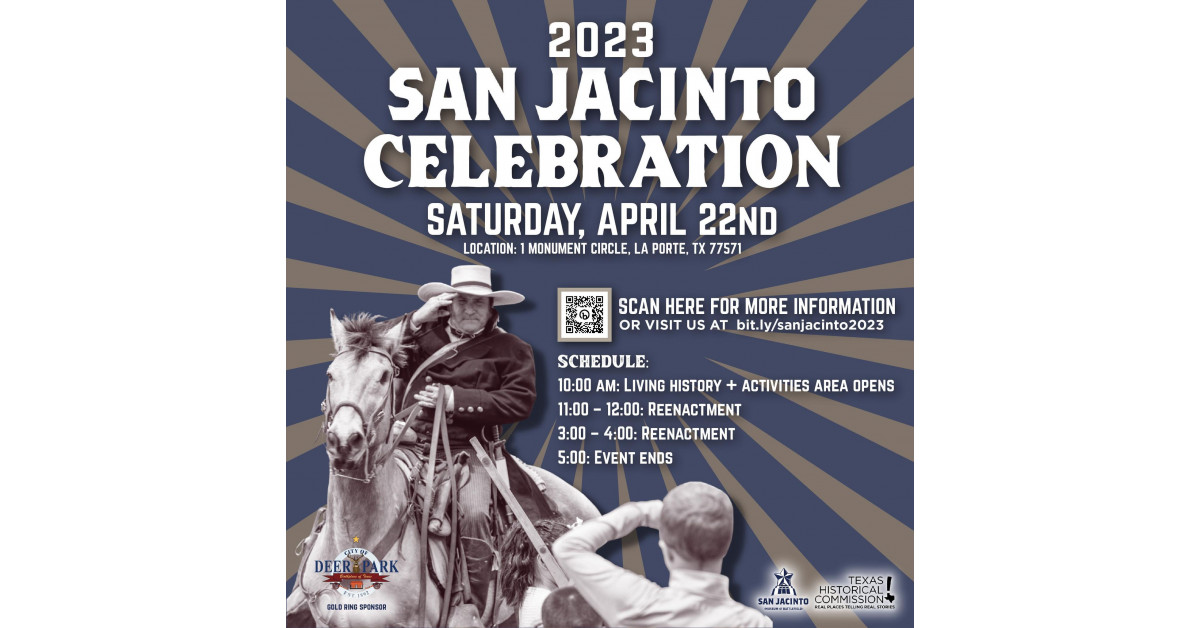 San Jacinto Museum and Battleground Announces San Jacinto Day ...