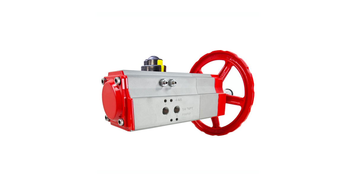 Valworx Launches New Line of Actuators - Pneumatic/Manual Combination ...