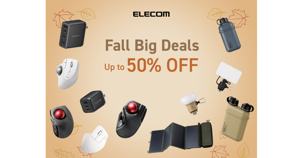Double the Deals: ELECOM’s Fall Electronics Sale Leads to Amazon Prime ...
