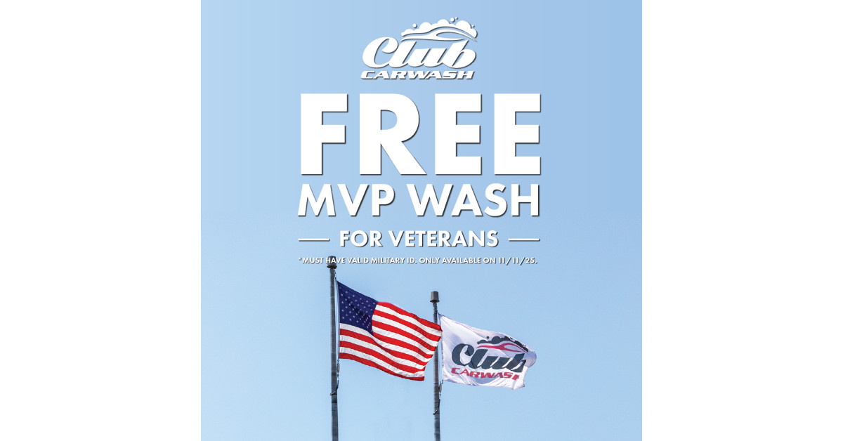 Club Car Wash Offers Veterans and Active Military Free MVP Washes ...