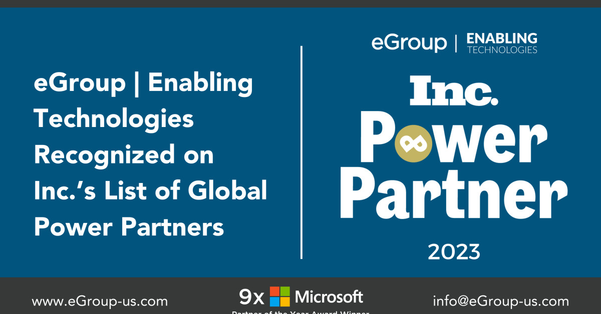 eGroup | Enabling Technologies Recognized on Inc.’s List of Global ...