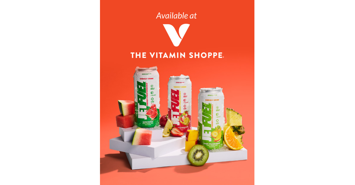 JETFUEL Energy Drink Launches Nationwide at The Vitamin Shoppe | Newswire