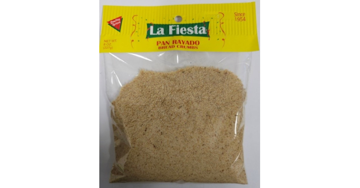 Recall of La Fiesta Brand Bread Crumbs (Unseasoned and Seasoned) for ...