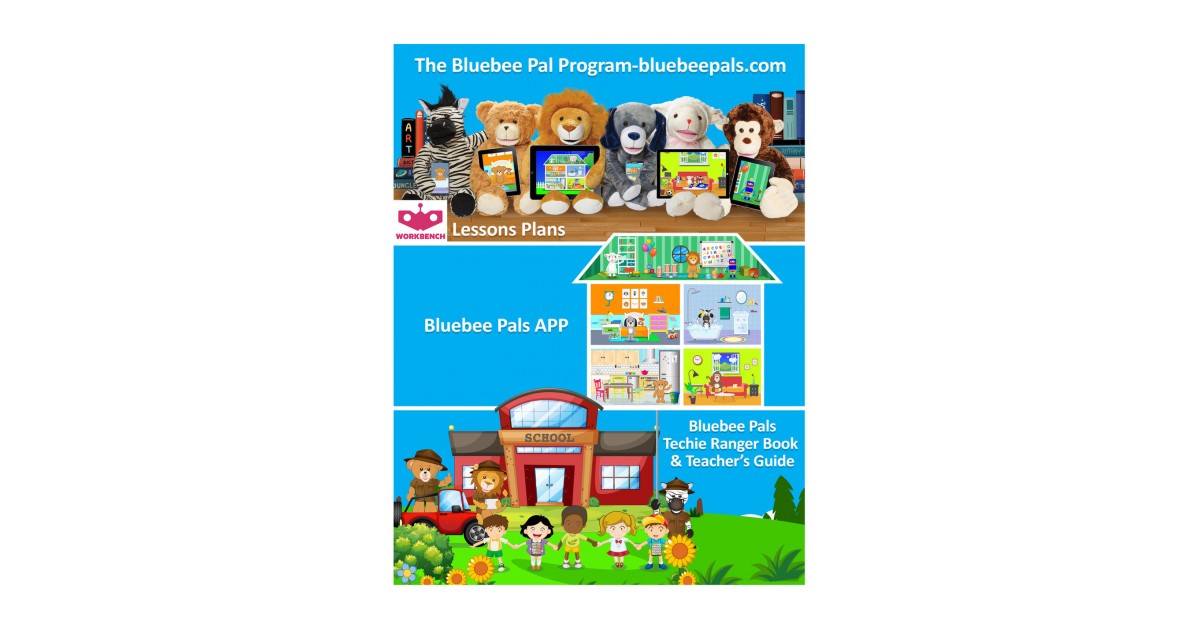 Bluebee Pals Interactive Plush Learning Tool With Companion App ...