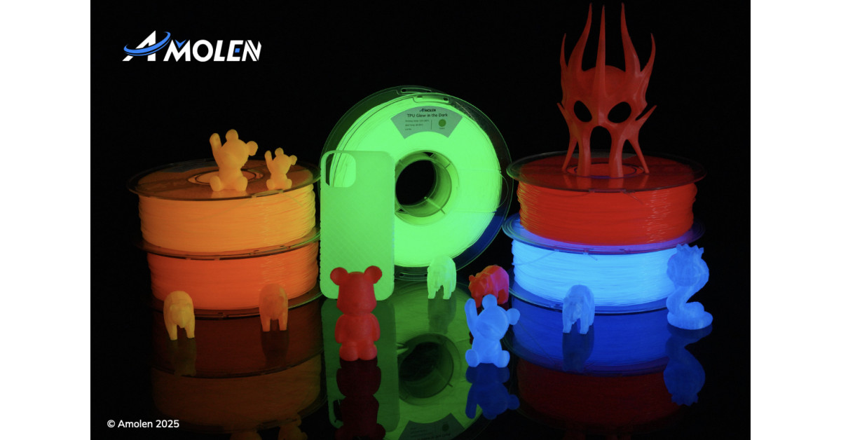 Amolen’s Popular TPU Filaments Expands With New Glow-in-the-Dark and ...