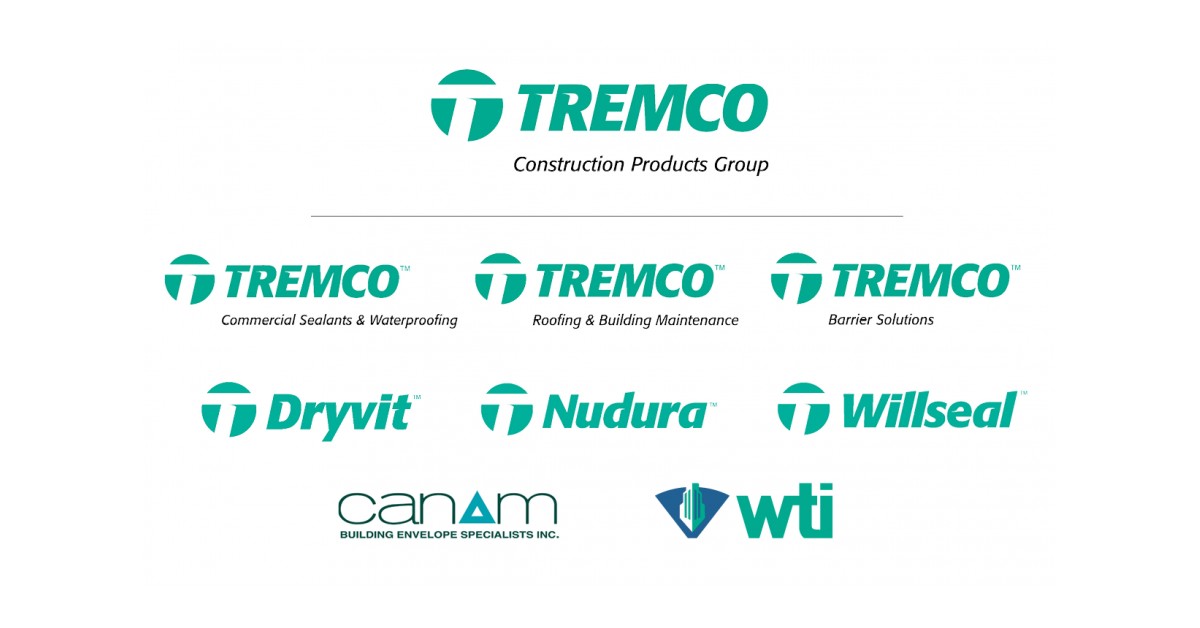 New Tremco Construction Products Group Unites Leading Brands, Offers ...