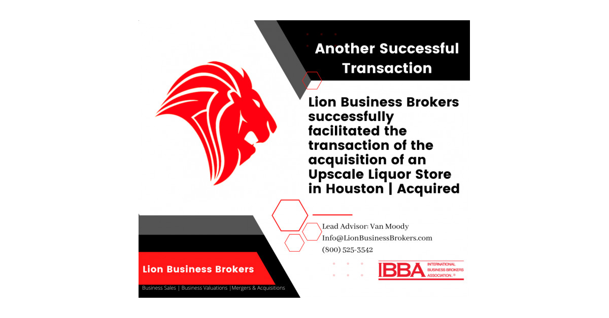 Lion Business Brokers Successfully Facilitated the Acquisition of a ...