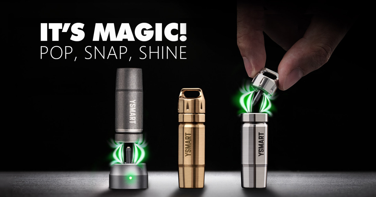 YSMART MQ5 - the Revolutionary Magnetic Quick-Release Flashlight Shines ...