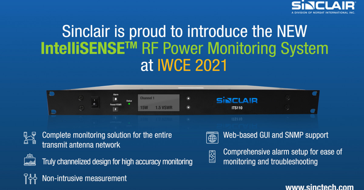 Sinclair Technologies Launches the IntelliSENSE™ Series of Power ...