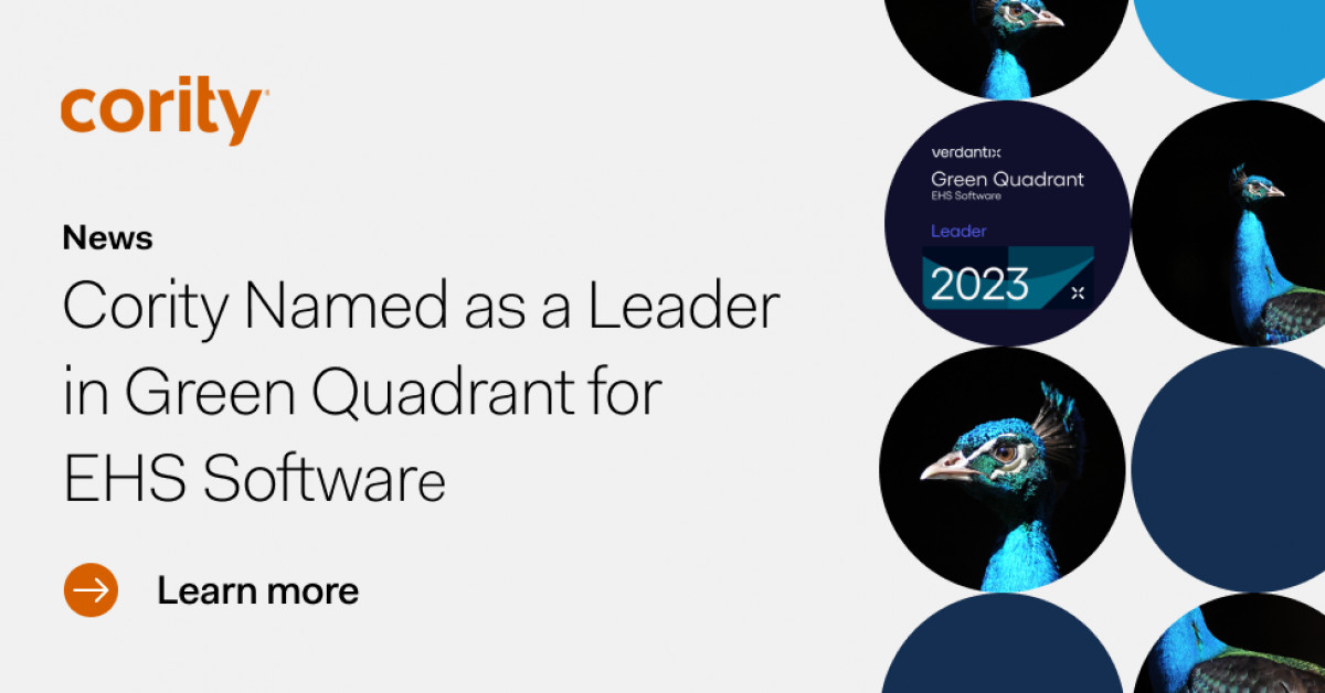 Cority Named as a Leader in Green Quadrant for EHS Software | Newswire