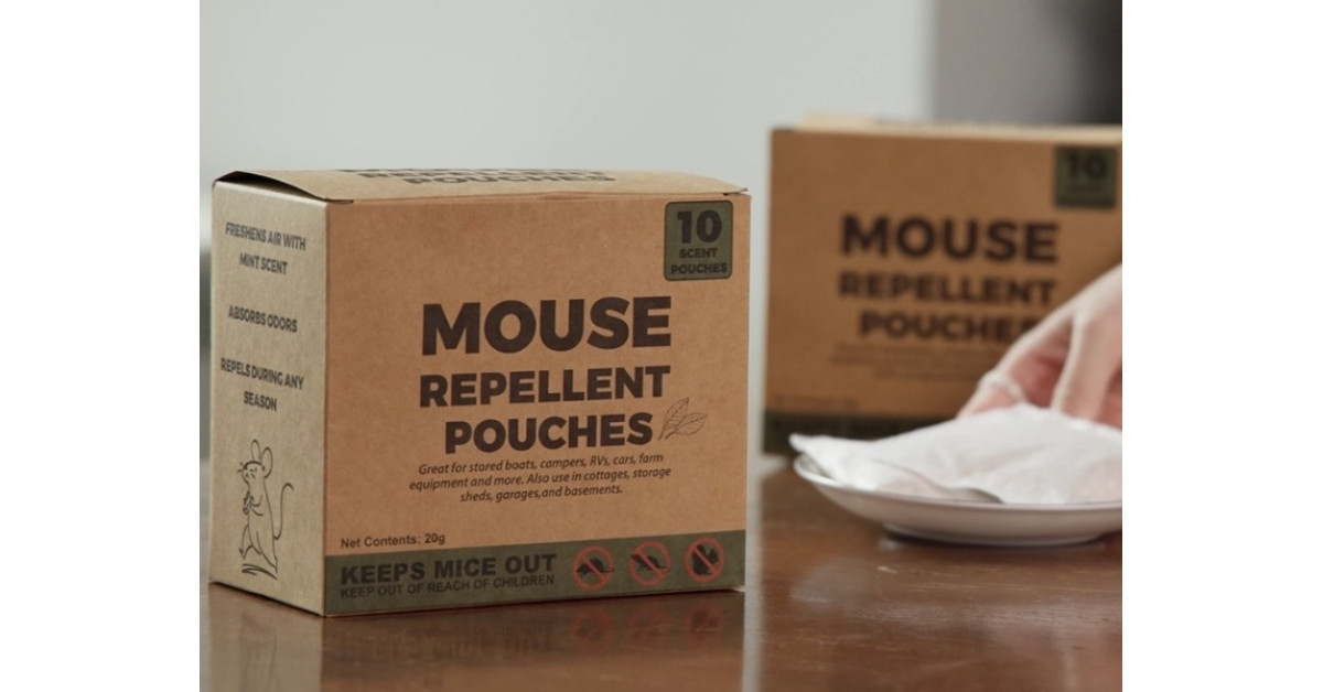 PestVault Mouse Repellent Pouches: Extended-Duration Botanical ...