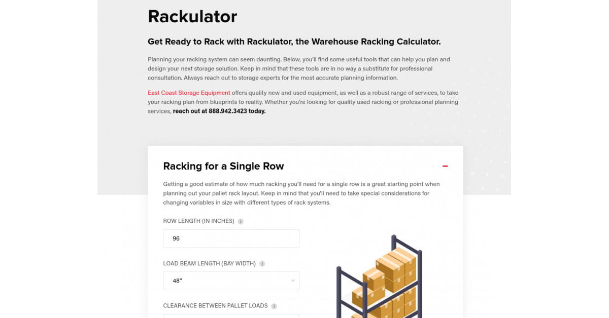 East Coast Storage Equipment Introduces Rackulator: The Warehouse ...