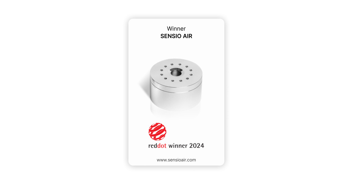 Sensio Air Wins Prestigious Red Dot Award for Design Excellence | Newswire
