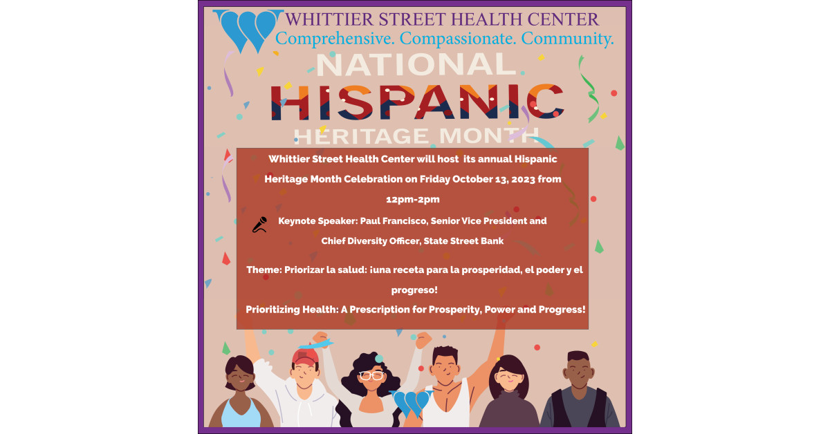 Whittier Street Health Center to Host Hispanic Heritage Month ...