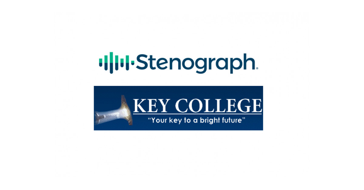 Stenograph's MAXScribe™ to Become the Primary Software for Key College ...