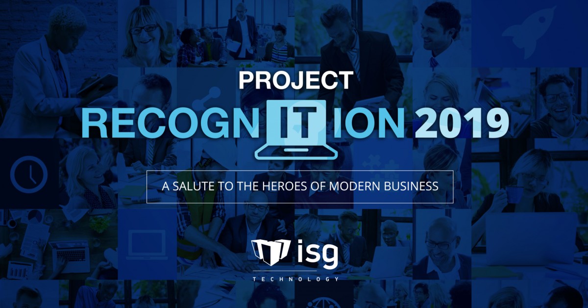 ISG Technology Announces Project RecognITion on National IT ...