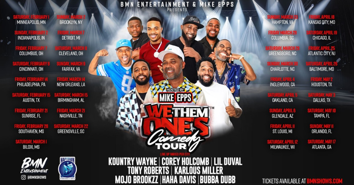 BMN Entertainment's Legendary 'We Them Ones' Comedy Tour Returns | Newswire