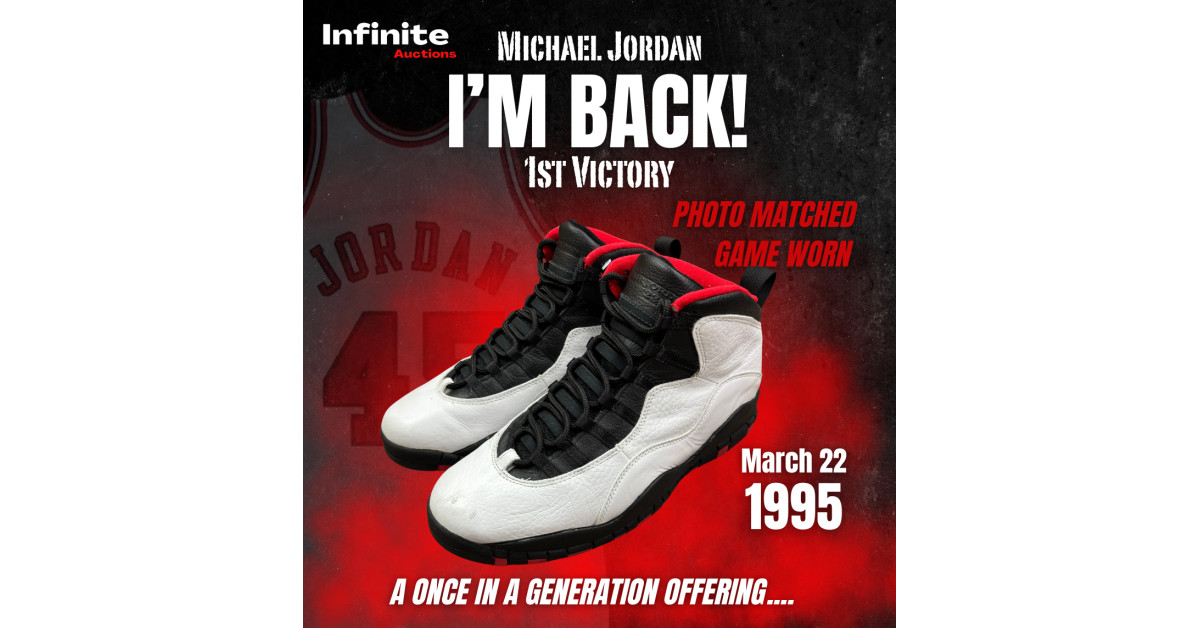 Own the Sneakers from Jordan's First "I'm Back" Victory-His Last Game ...