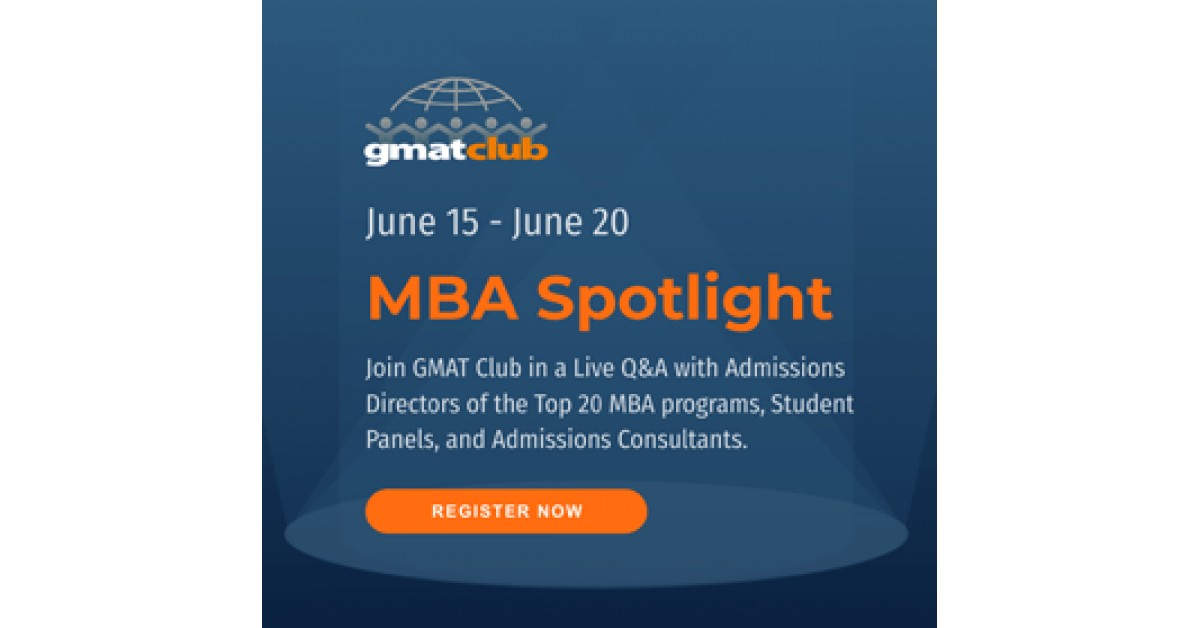 GMAT Club Announces the Largest Virtual Top 20 MBA Fair Ever Held ...