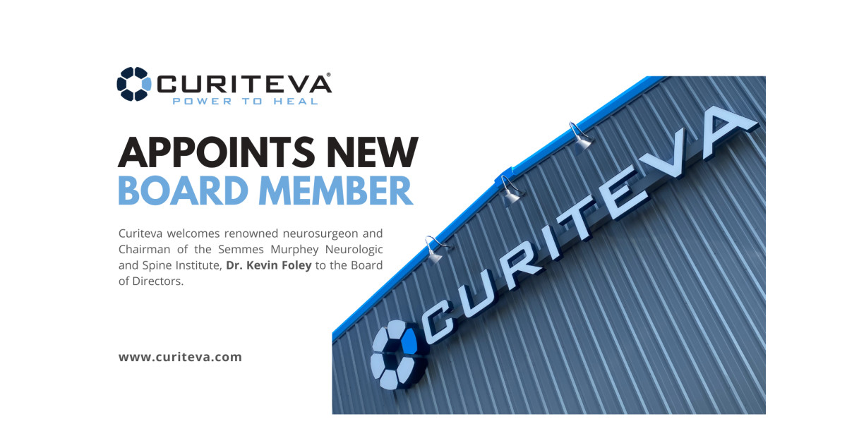 Renowned Neurosurgeon Dr. Kevin Foley Appointed to Curiteva’s Board of ...