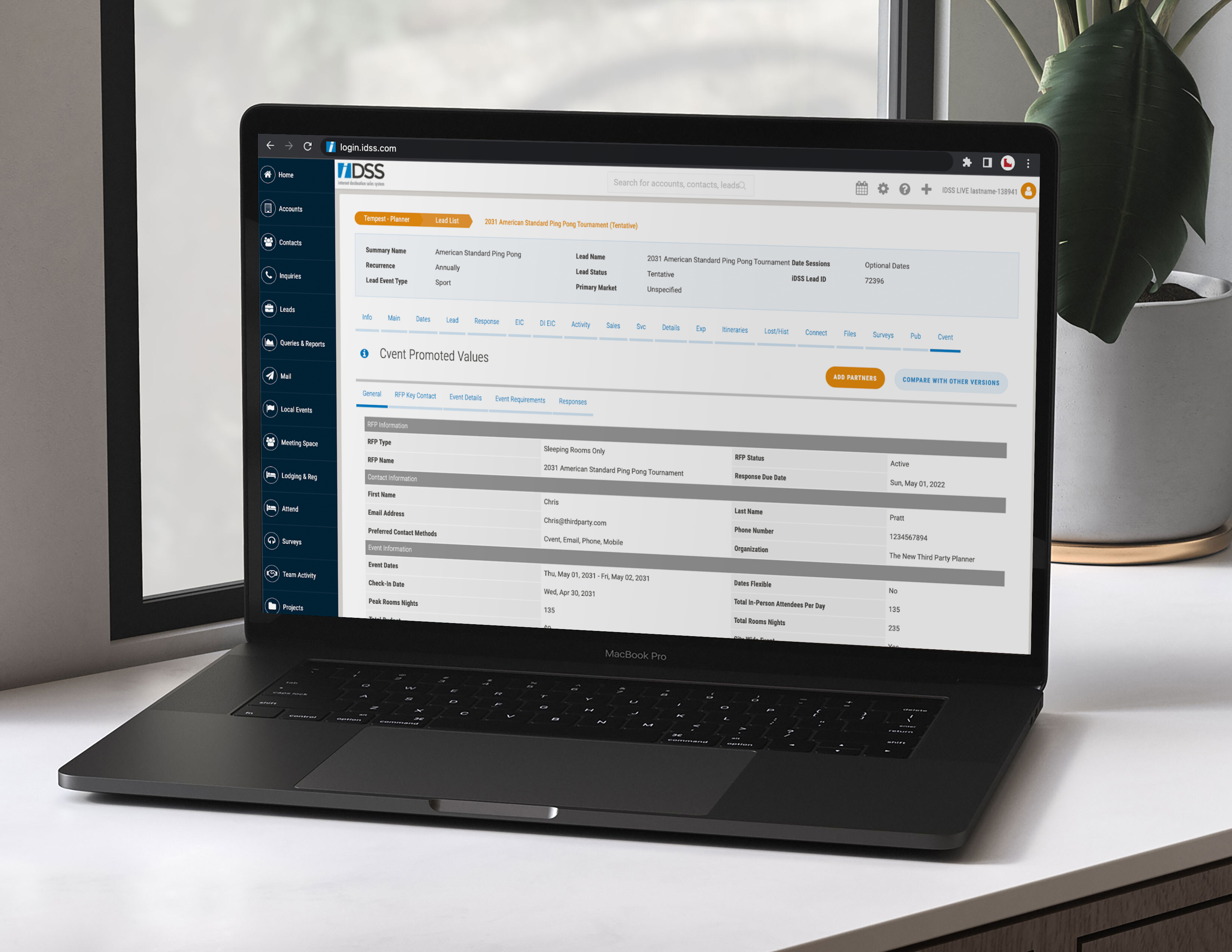 Tempest Launches Highly Anticipated RFP Integration With Cvent For IDSS Tempest Launches Highly Anticipated RFP Integration With Cvent For IDSS