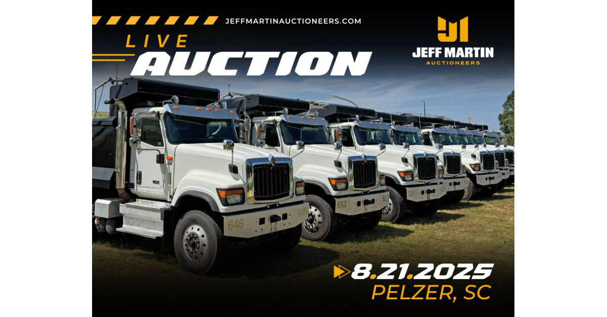 Jeff Martin Auctioneers, Inc. to Conduct the Absolute Dump Truck ...