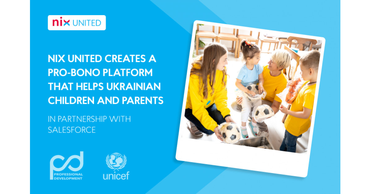 NIX United Creates Pro-Bono Platform That Helps Ukrainian Children and ...