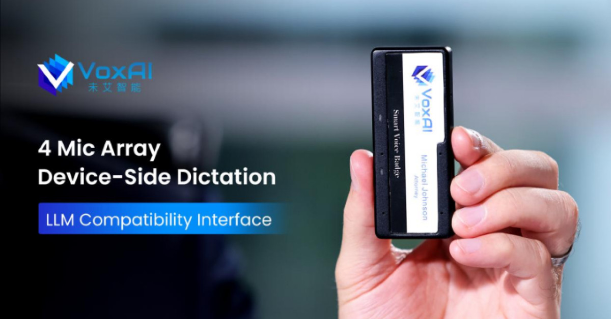 VoxAI Brings High-Performance Innovation and Efficiency to Professional Settings With the New ...