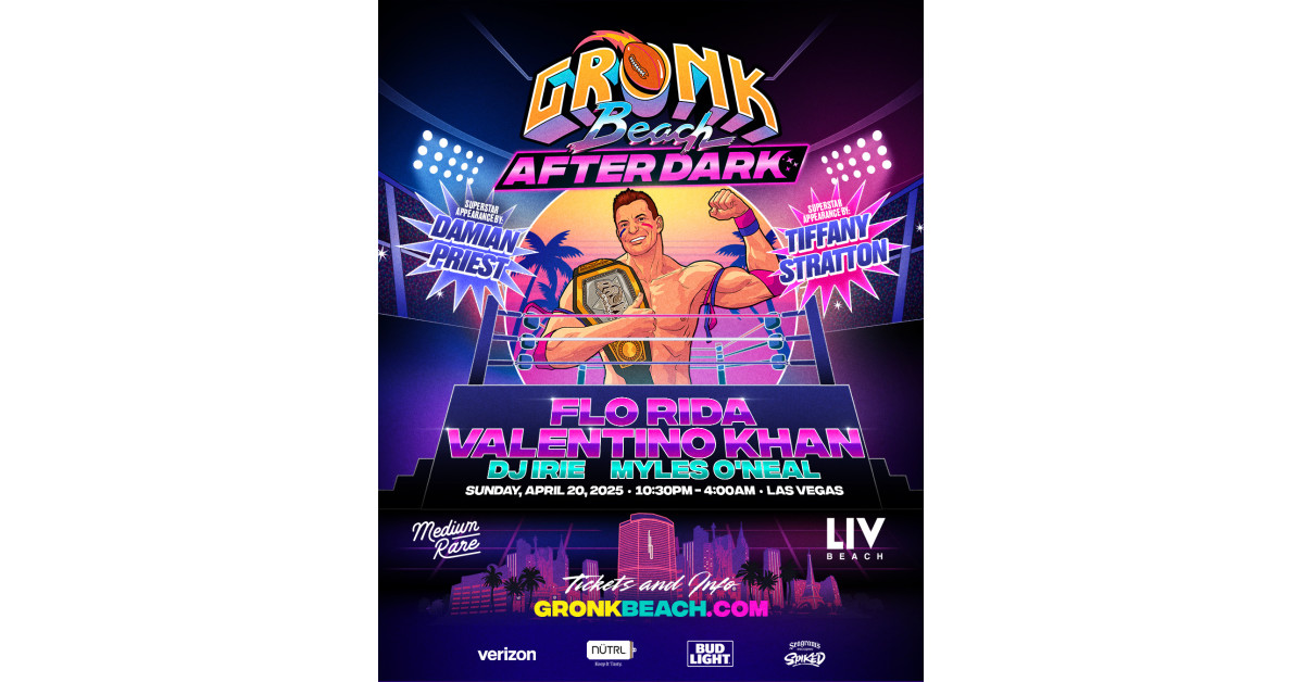 Rob Gronkowski’s “Gronk Beach” Debuts at Liv Beach at Fontainebleau Las ...