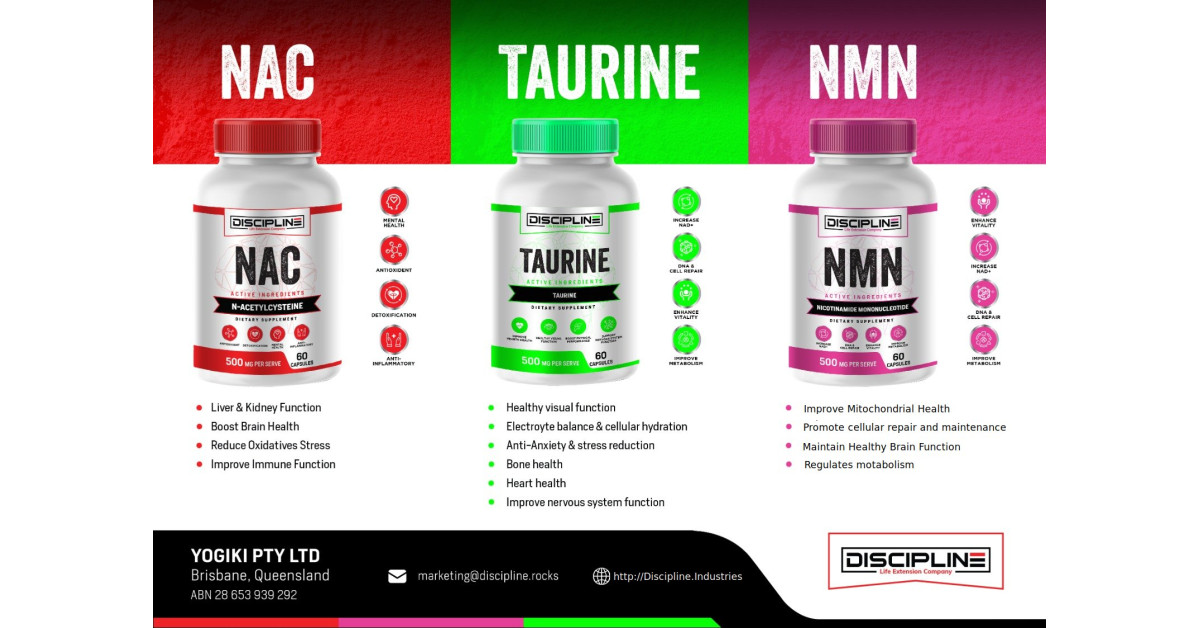 Discipline Industries Unveils Cutting-Edge Product Line: NAC, NMN and ...