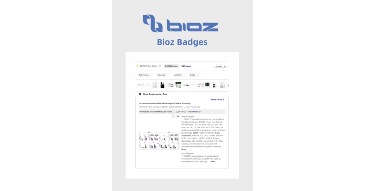 Bioss Antibodies and Bioz Launch Collaboration to Bring Real-Time ...