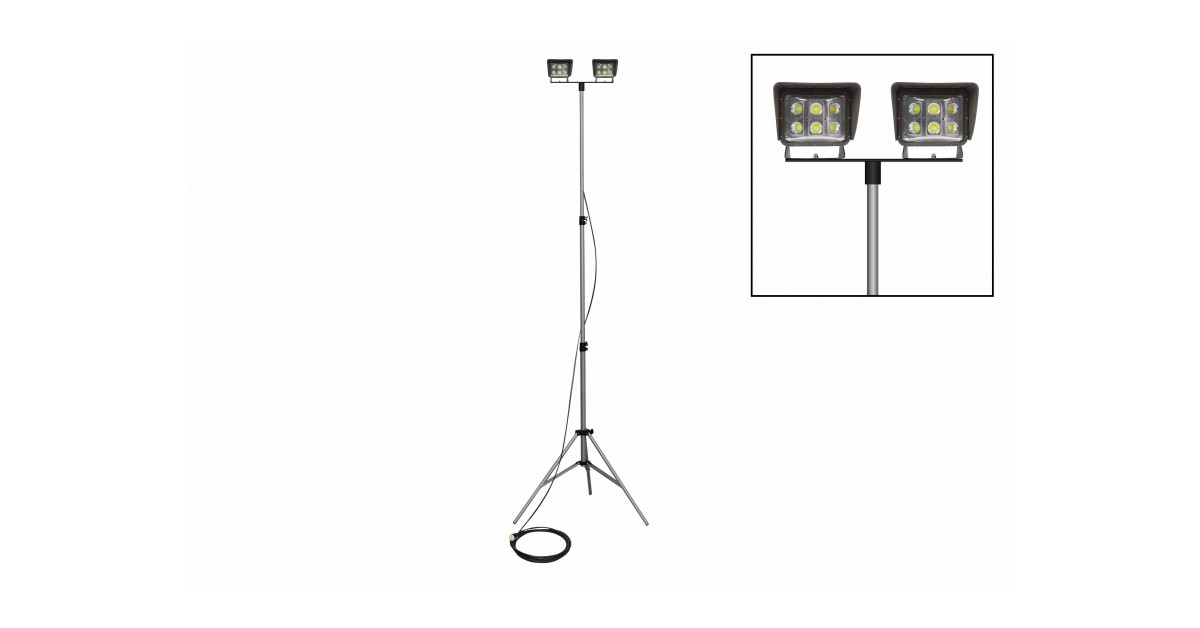 Larson Electronics Releases Telescoping LED Light Tower W/ 120W Flood ...