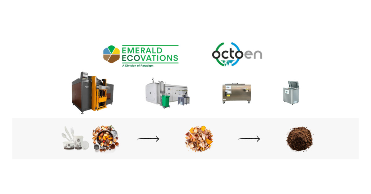Emerald Ecovations Partners With Octoen, an Advanced Composting Machine ...