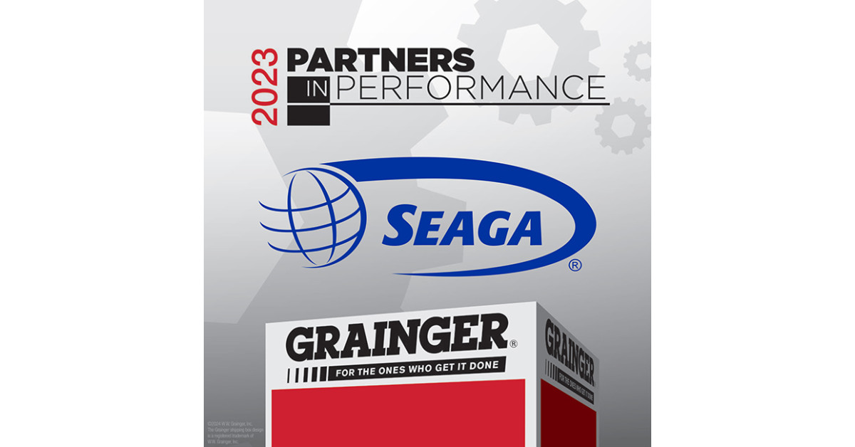 Seaga Recognized for Operational Excellence by Grainger | Newswire